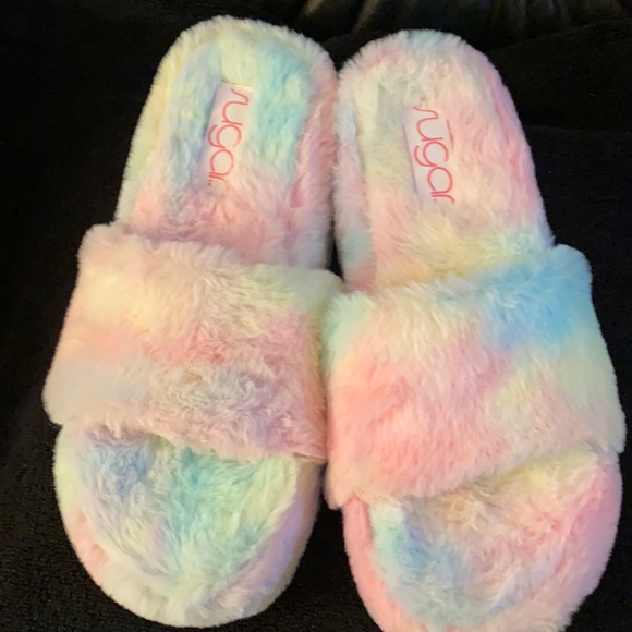 Sugar | Shoes | Sugar Platform Slides | Poshmark